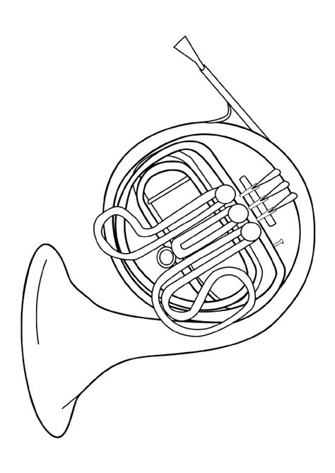 Coloriage Musique Le Beau Cor