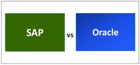 Sap Vs Oracle Conozca Las Diferencias M S Importantes