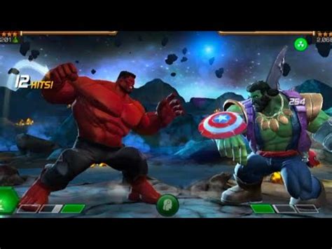 MARVEL Contest Of Champions RED HULK VS THE OVERSEER Mcoc