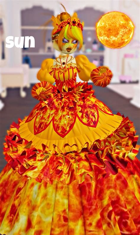 Sun Dress To Impress In 2024 Sun And Moon Dress Moon Dress Dress To