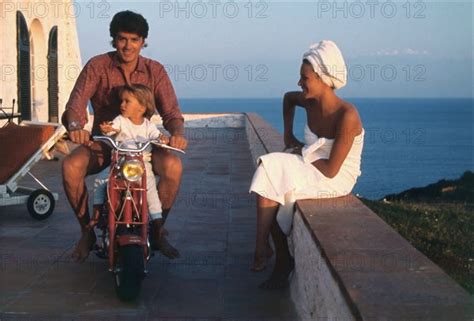 Alain Delon Et Son Fils Anthony Jean Marie P Rier Photo