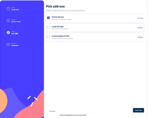github parvathyvd react multi step form frontend mentor a project from frontend mentor for