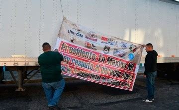 Horario del paro nacional de transportistas en México