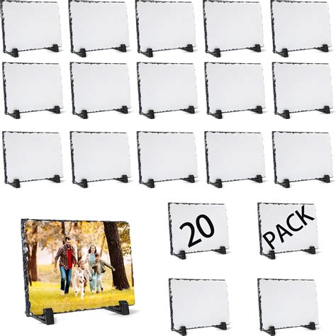 Amazon Youke Ola Pieces Sublimation Slate Blank Rock Stone