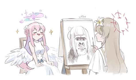 Mika And Nagisa Blue Archive Drawn By Ekoru Danbooru