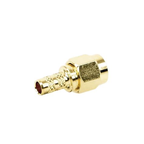 Conector Sma Macho De Anillo Plegable Para Cable Rg58 u Oro oro teflón