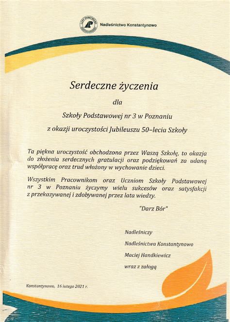 Social Trends Z Okazji Jubileuszu Pragniemy Zlozyc Najserdeczniejsze
