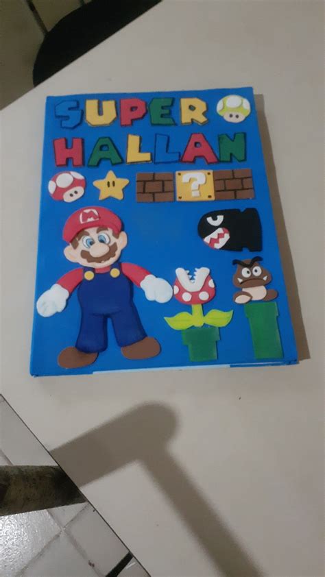 Capa De Caderno Super Mario Bros Em Eva Capa De Caderno Super Mario
