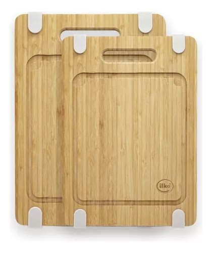 Tablas De Picar Bambú Ilko Rectangular Antideslizante