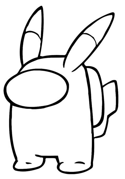 Desenho Among Us Para Colorir