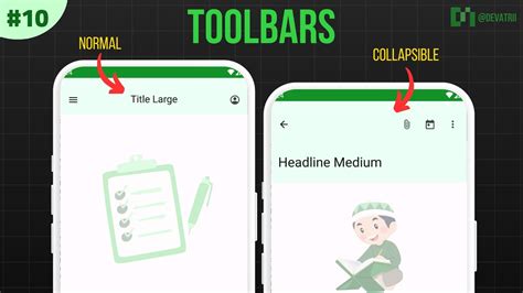 Top App Bars In Material 3 Collapsible Toolbar Android YouTube