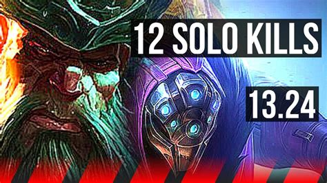 GANGPLANK Vs JAX TOP 12 Solo Kills 600 Games Legendary BR