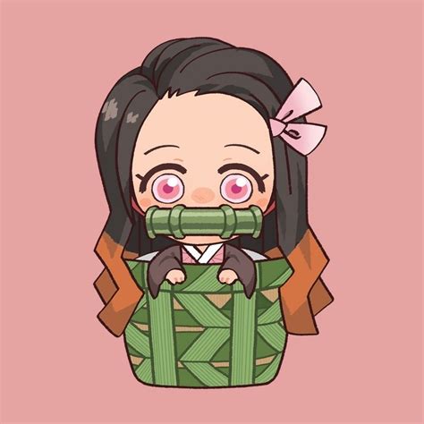 Demon Slayer Characters Nezuko Chibi Manga Images And Photos Finder