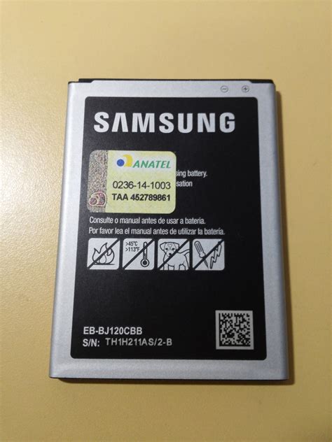 Bateria Samsung Sm J120 H Galaxy J1 2016 Original R 84 00 Em Mercado