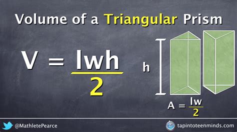 visualizing the volume of a triangular prism formula