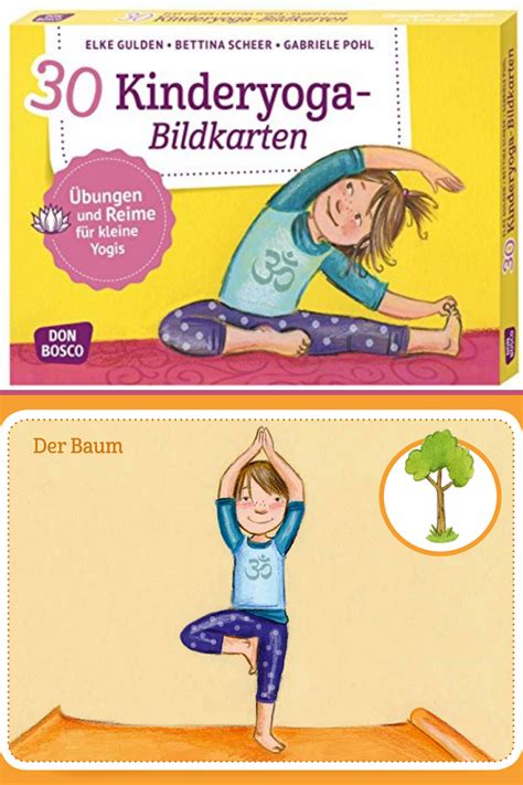 30 Kinderyoga Bildkarten Übungen und Reime für kleine Yogis