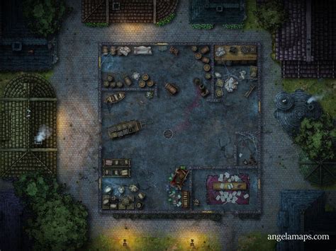 Abandoned Warehouse Battlemaps For Fvtt Foundryvtt Virtual Tabletop