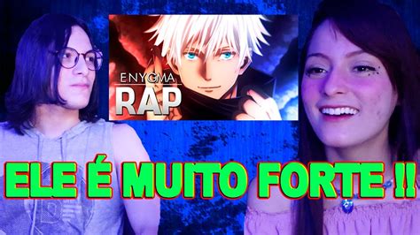 REAGINDO AO RAP DO SATORU GOJO Jujutsu Kaisen Mundo Infinito