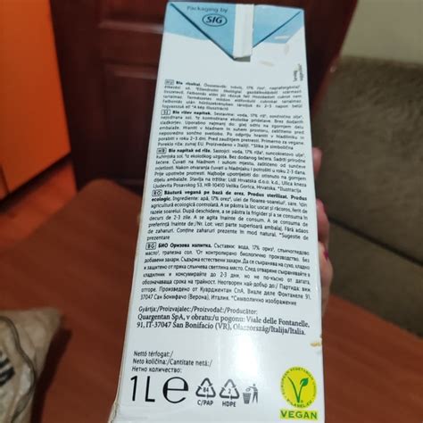 Vemondo Bio Rice Drink No Added Sugar Reviews Abillion