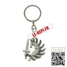 Porte Clé métallique Parachutiste demi Vol Armée Lekepi fr