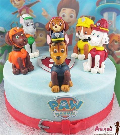 Tarta De La Patrulla Canina Con Todos Sus Personajes Tartas