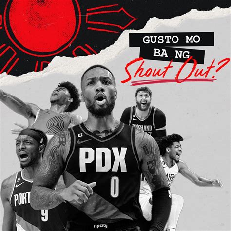 Portland Trail Blazers Philippines On Twitter Gusto Mo Ba Ng Shout