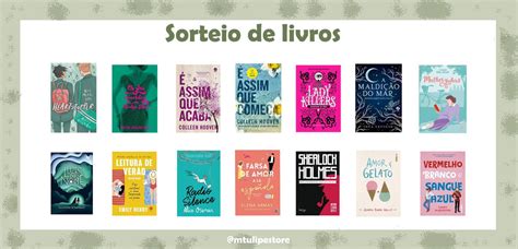thaíss on Twitter RT mtulipestore Sorteio de livros Prêmio