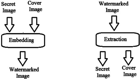 watermarking embedding and extraction process download scientific diagram