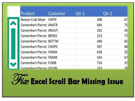 Excel Scroll Bar Missing Try These Methods That Work