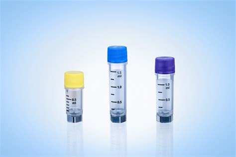 Ml Ml Cryogenic Vial Cryo Tube With White Screw Lid Disposable