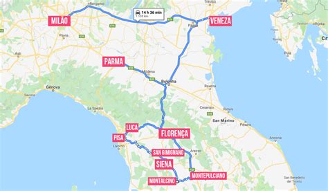 Roteiro Itália 7 dias Veneza Florença Siena cidades da TOSCANA