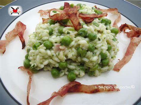Risotto Cremoso Con Piselli E Prosciutto Cotto