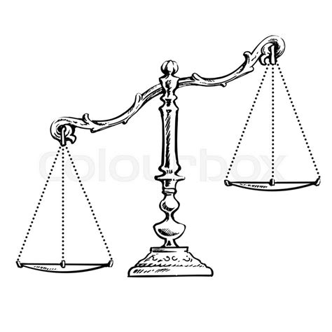 Balance Scale Sketch