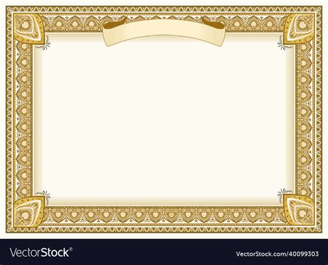 Certificate Border Design Vector PNG Images A4 Size 49 OFF