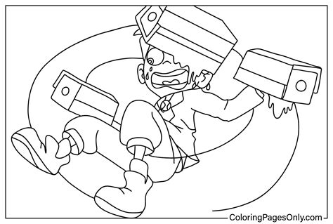 Ben 10 Titan Cameraman Coloring Page Free Printable Coloring Pages
