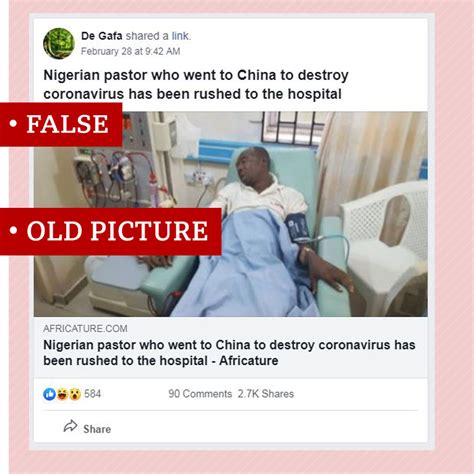 Coronavirus Fake News Wey Don Spread About Covid 19 For Africa BBC