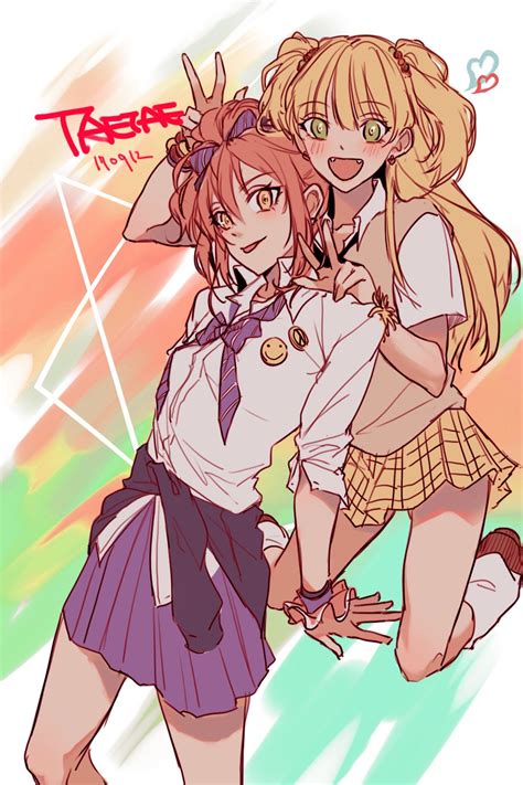 Jougasaki Mika And Jougasaki Rika Idolmaster And 1 More Drawn By