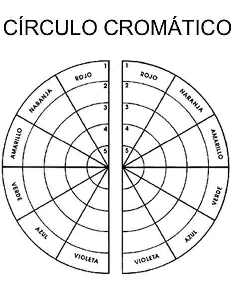 Dibujos De C Rculo Crom Tico Para Colorear Para Colorear Pintar E
