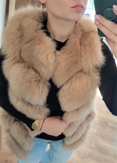 Naturalne futerko z lisa kamizelka Kuźnica Głogowska OLX pl