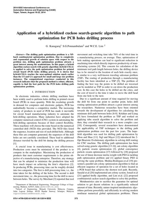 pdf a hybrid cuckoo search genetic algorithm for hole making sequence optimization