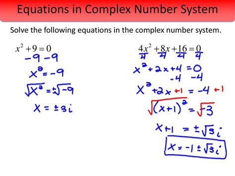a 6 complex numbers and solving equations ppt download