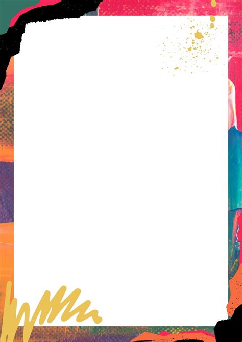 Colorful Abstract Borders
