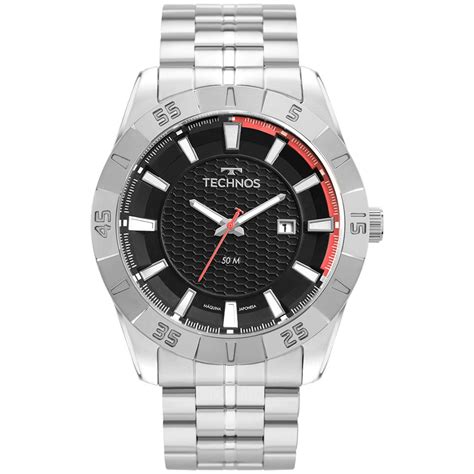 Relógio Technos Masculino Racer Prata 2115MYB 1P Prata