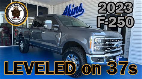 2023 Ford F 250 Lariat 1 5 LEVELED On 37s Covert Edition YouTube