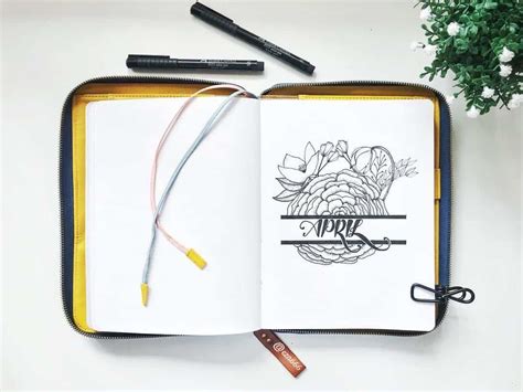 60 Beautiful Bullet Journal Cover Page Ideas For Every Month Of The