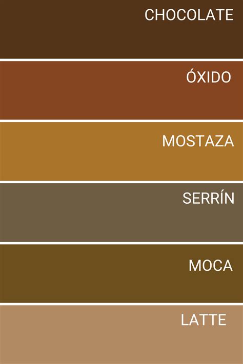 Gama De Colores Marrones Paint Colors For Home Exterior House Colors