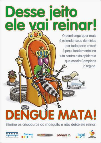 Educar X Cartazes Contra A Dengue De Novembro
