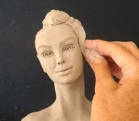 Sculptez des cheveux réalistes Modelage visage Idées de sculpture