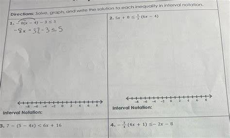 [solved] solve graph and write the solution to each inequality in interval course hero