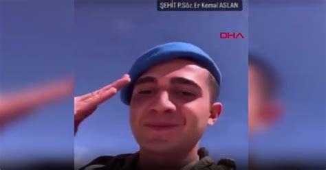 Elazığlı asker Kemal Aslan ın şehit olmadan önceki videosu yürekleri